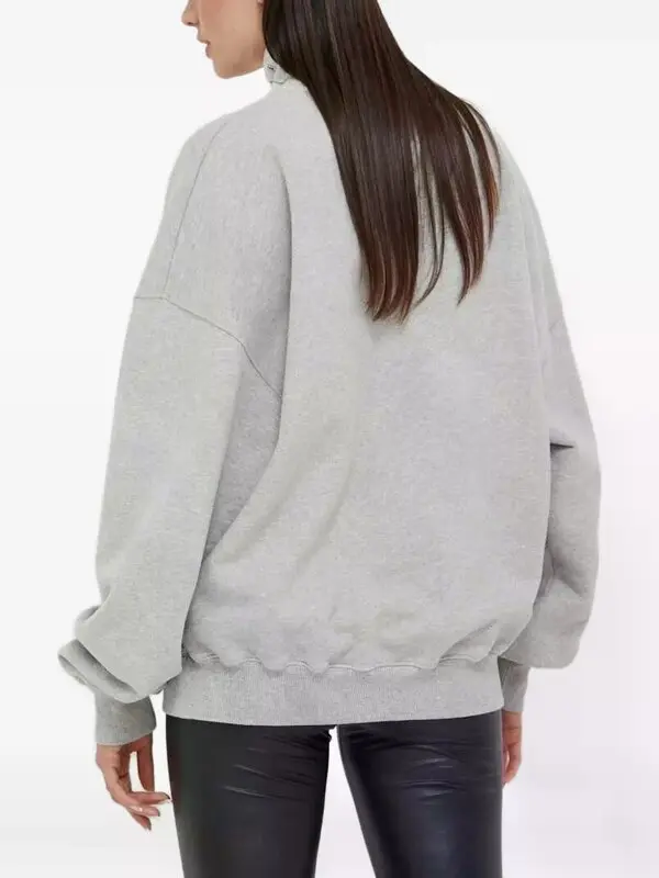 PREACH Cotton Crew-neck Sweatshirt - Grey