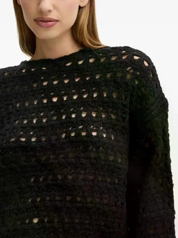 DRYKORN Open-knit Cropped Sweater