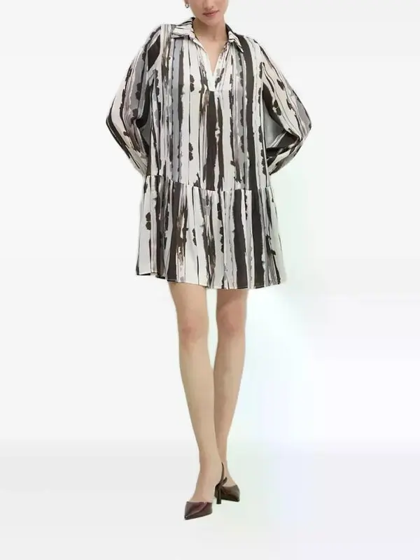 SANDRO FERRONE Abstract-print Mini Dress