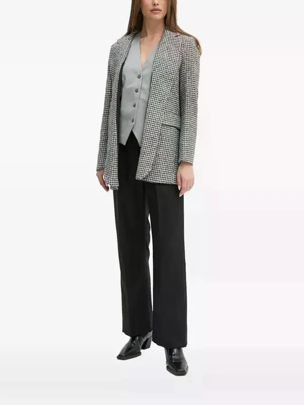 SANDRO FERRONE Houndstooth-pattern Blazer