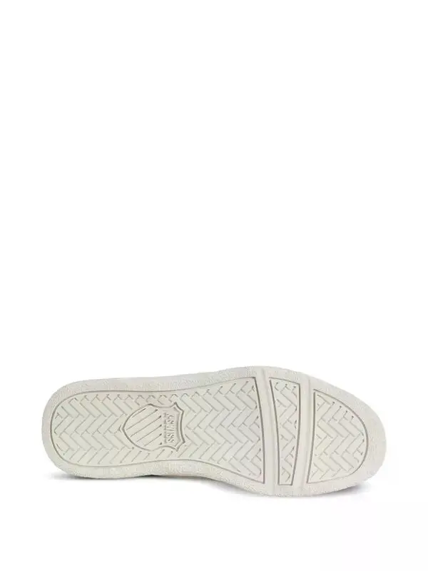 K-Swiss Suede-panelled Leopard-print Sneakers
