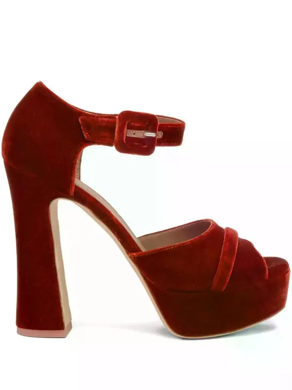 MALONE SOULIERS 125mm Yuri Buckle Platform Heeled Sandals