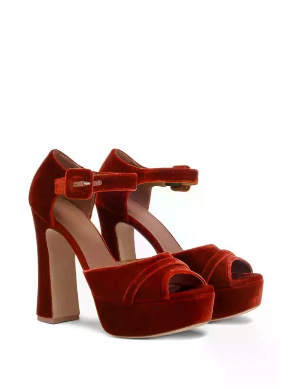 MALONE SOULIERS 125mm Yuri Buckle Platform Heeled Sandals
