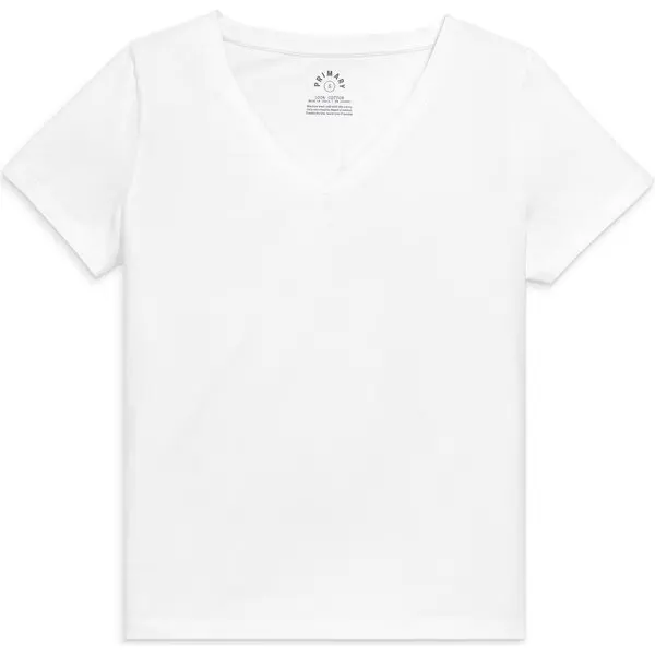PRIMARY Adult Easy V-neck Tee - White