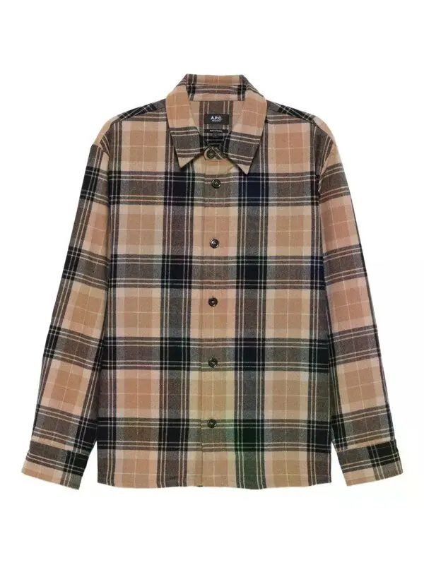 A.p.c. Plaid Check-pattern Shirt