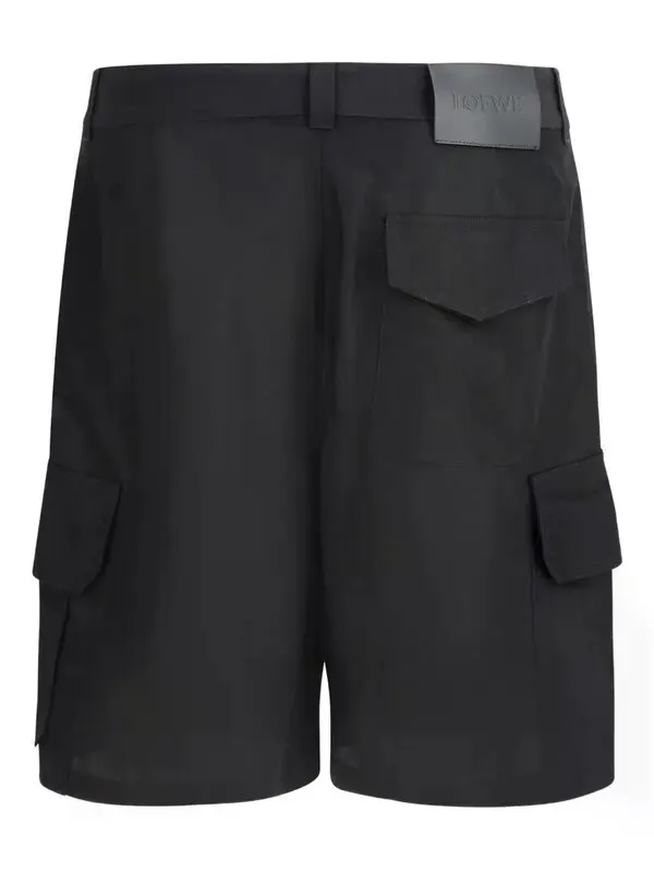 Loewe Cargo-pocket Straight Hem Shorts - Black