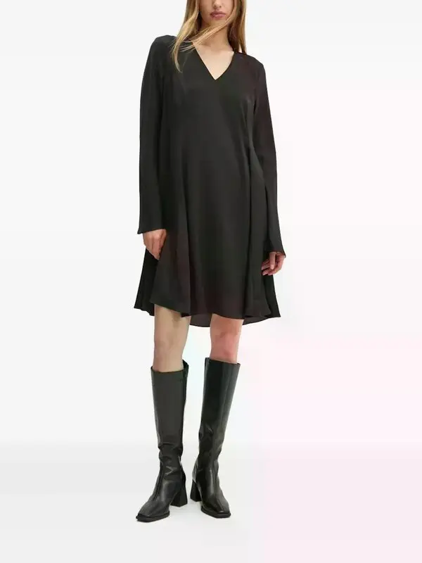 BRUUNS BAZAAR V-neck Flared Dress