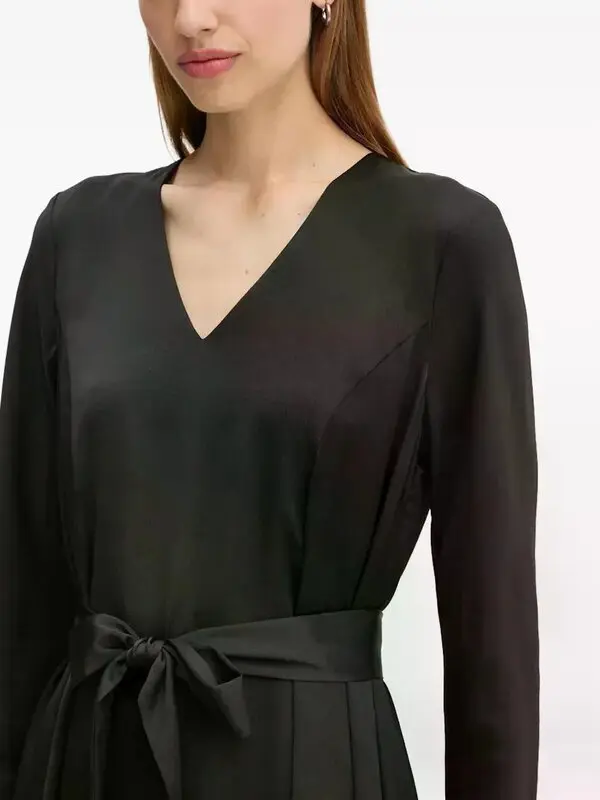 BRUUNS BAZAAR V-neck Flared Dress