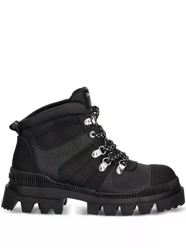 Desigual Lace-up Track Boots
