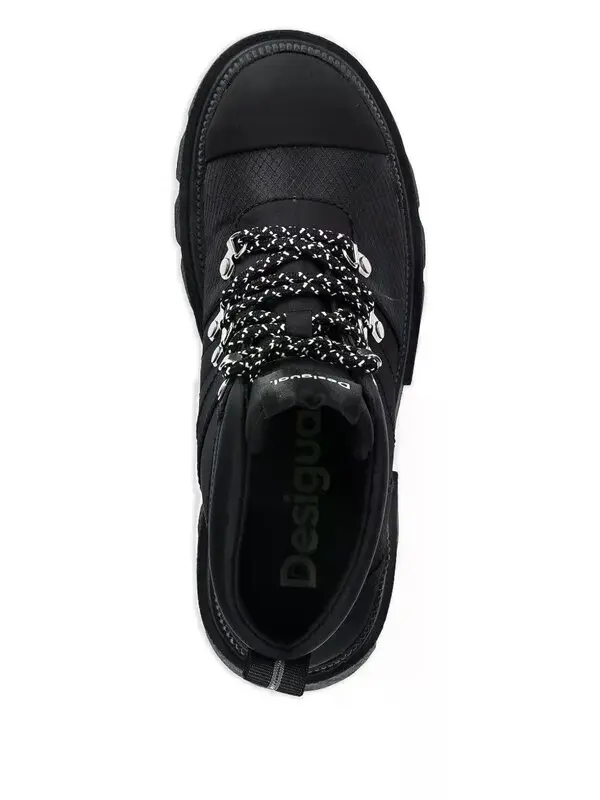 Desigual Lace-up Track Boots