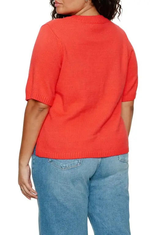 Sanctuary Relaxed Fit Sweater Tee - Tulip Red