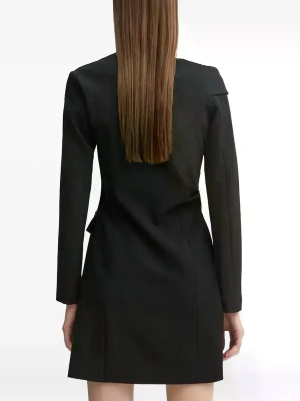 A.L.C. Draped Asymmetric-shoulder Mini Dress