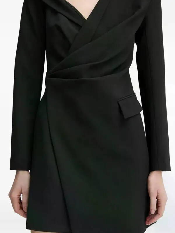 A.L.C. Draped Asymmetric-shoulder Mini Dress