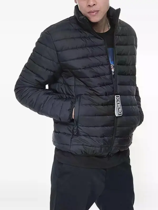 Iceberg Quilted Jacket With Logo Plaque