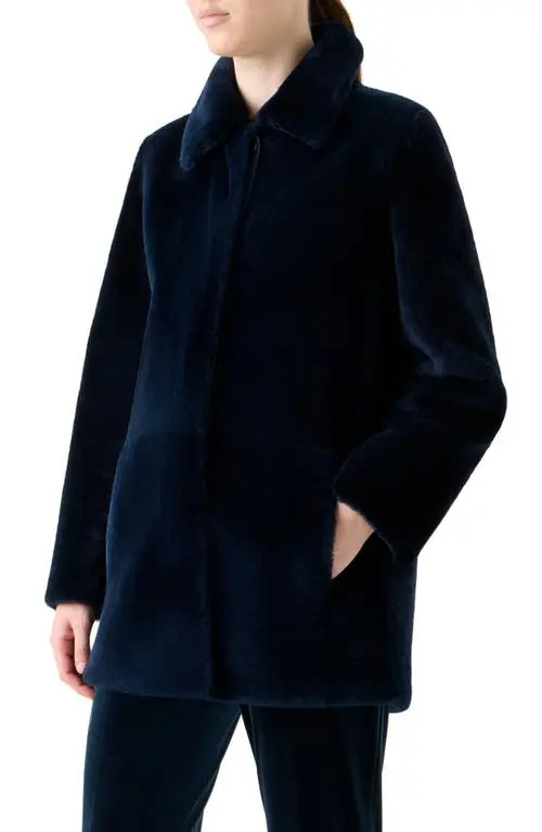Akris Yaron Genuine Merino Shearling Jacket