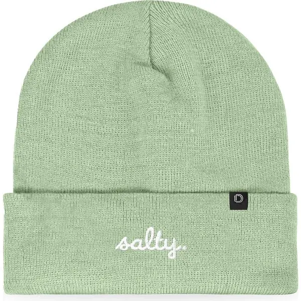 DALIX Salty Beanie Cap - Light Green