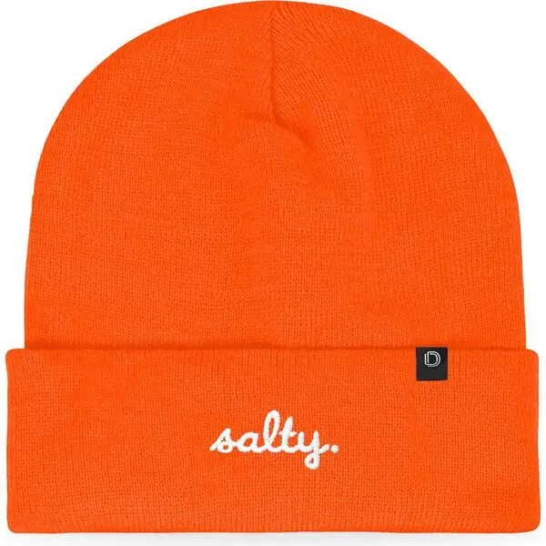 DALIX Salty Beanie Cap - Neon Orange