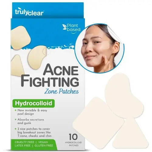 TRULY CLEAR Acne Zone Patches, 10 Count