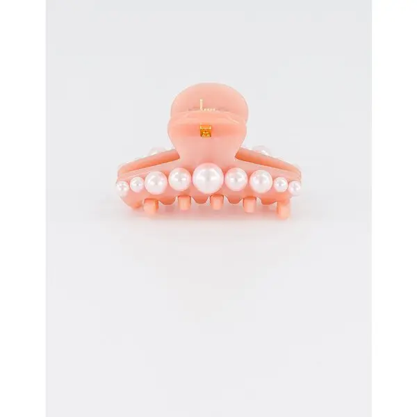Alexandre De Paris Goncourt Small Hair Clip - Pink