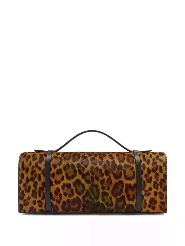 MALONE SOULIERS May Leopard-print Clutch