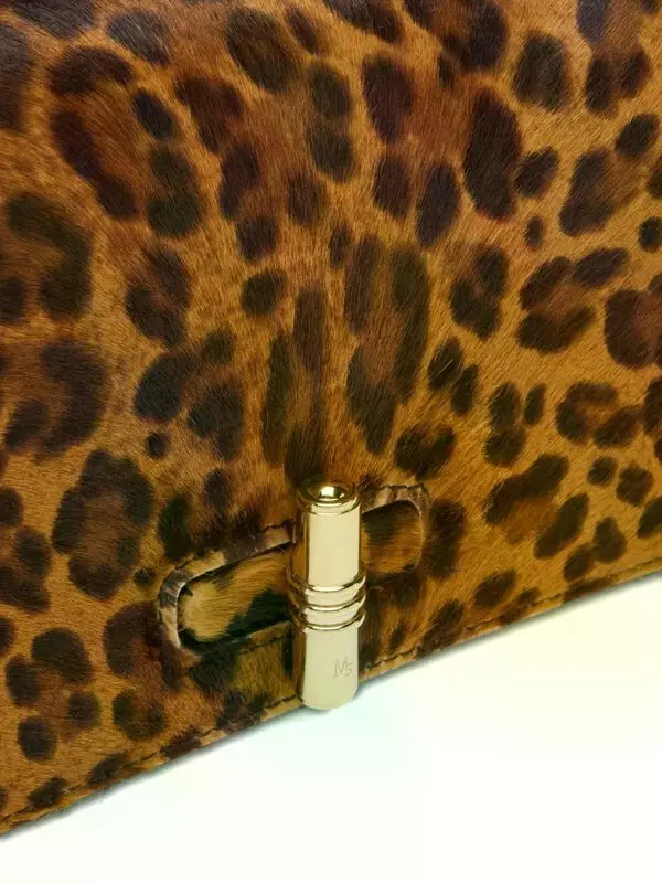 MALONE SOULIERS May Leopard-print Clutch