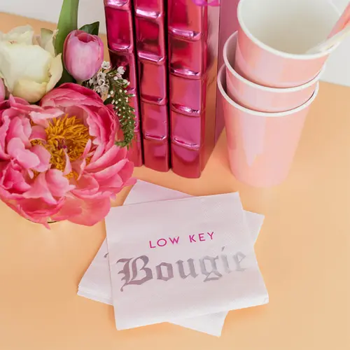JOLLITY & CO Low Key Bougie" Cocktail Napkins