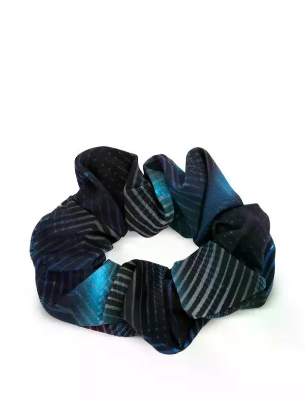 LYGIA & NANNY Lola Patterned Scrunchie - Blue