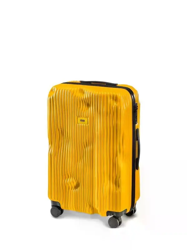 CRASH BAGGAGE Ribbed-texture Holdall - Yellow