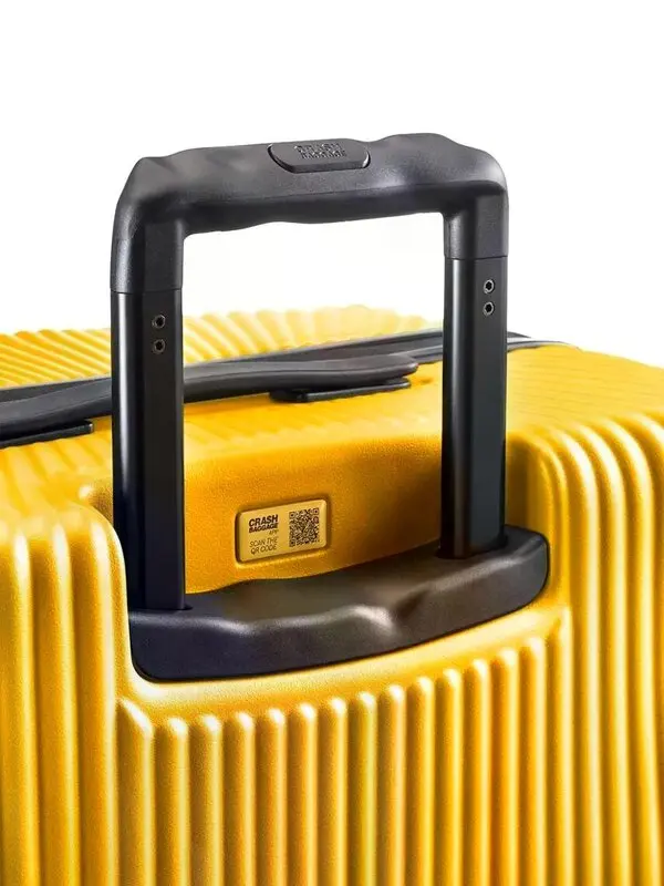 CRASH BAGGAGE Ribbed-texture Holdall - Yellow