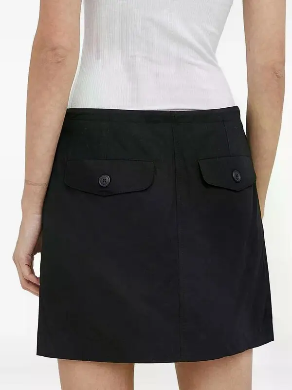 SAMSOE SAMSOE Buttoned-pocket Mini Skirt