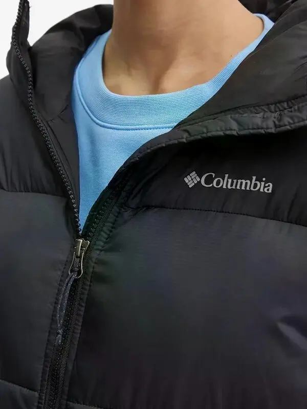 Columbia Hooded Quilted Longline Coat - Blue