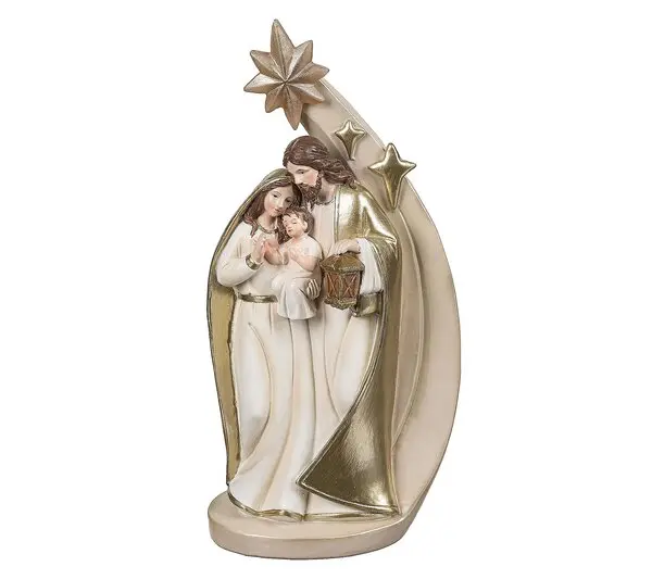 EVERGREEN 10'h Resin Nativity Garden Statue - One-color