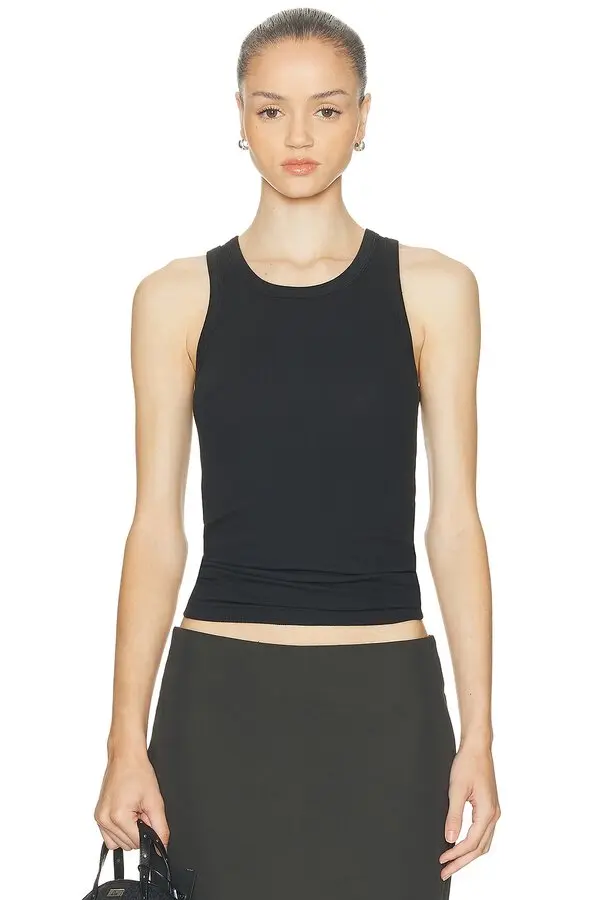 ENTIRE STUDIOS Rib Tank Top - Soot