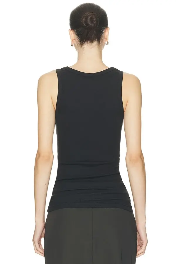 ENTIRE STUDIOS Rib Tank Top - Soot