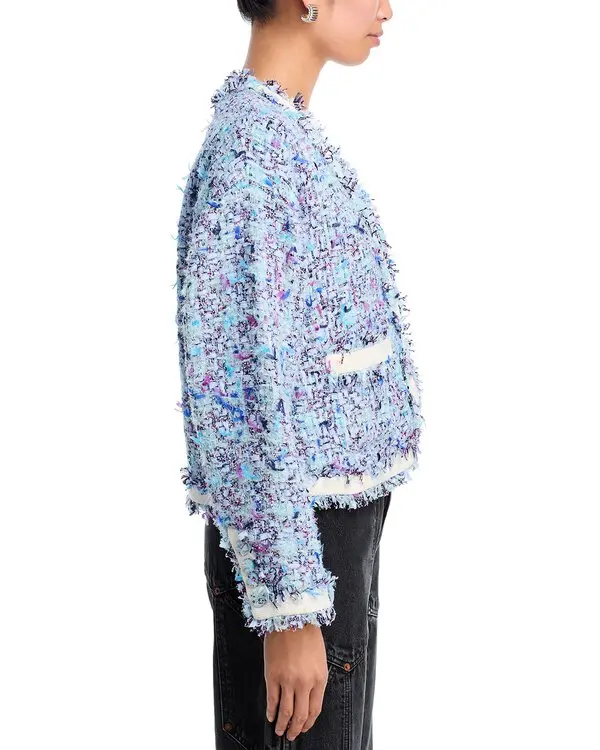 Aqua Ribbon Tweed Jacket