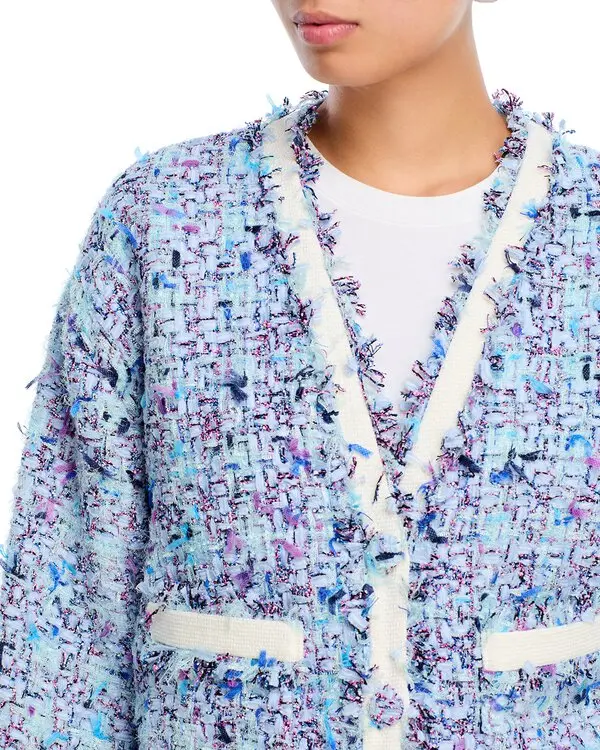 Aqua Ribbon Tweed Jacket