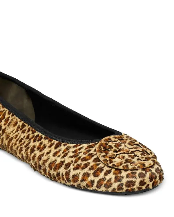 Tory Burch Reva Travel Ballerinas - Leopard Multi