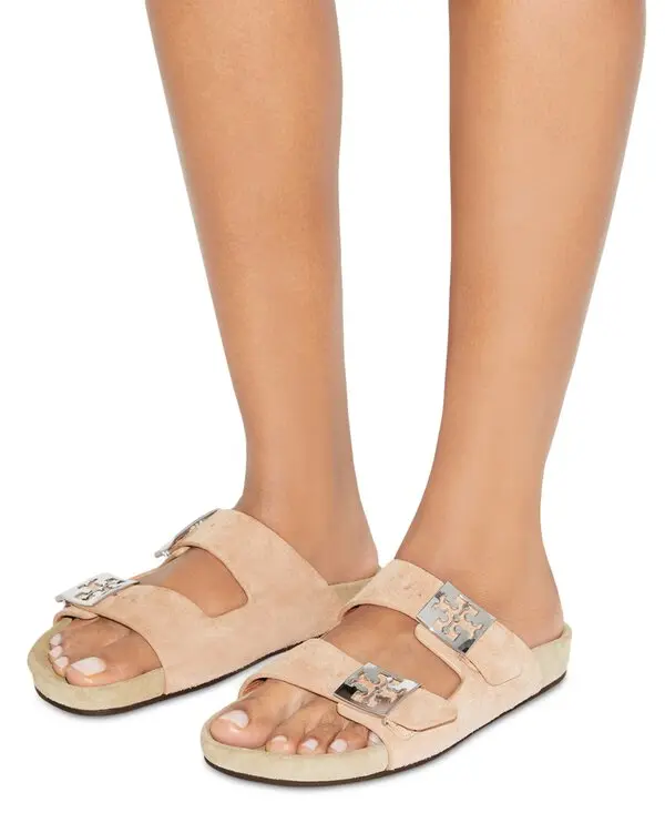 Tory Burch Mellow Slide Sandals - Malva