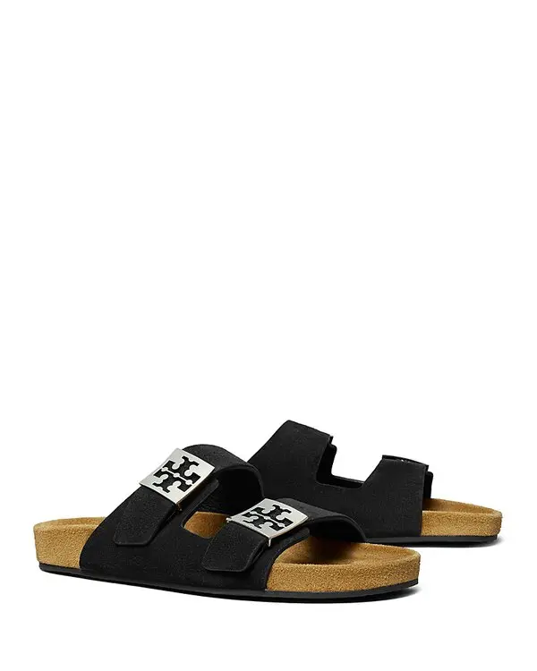 Tory Burch Mellow Slide Sandals - Perfect Black