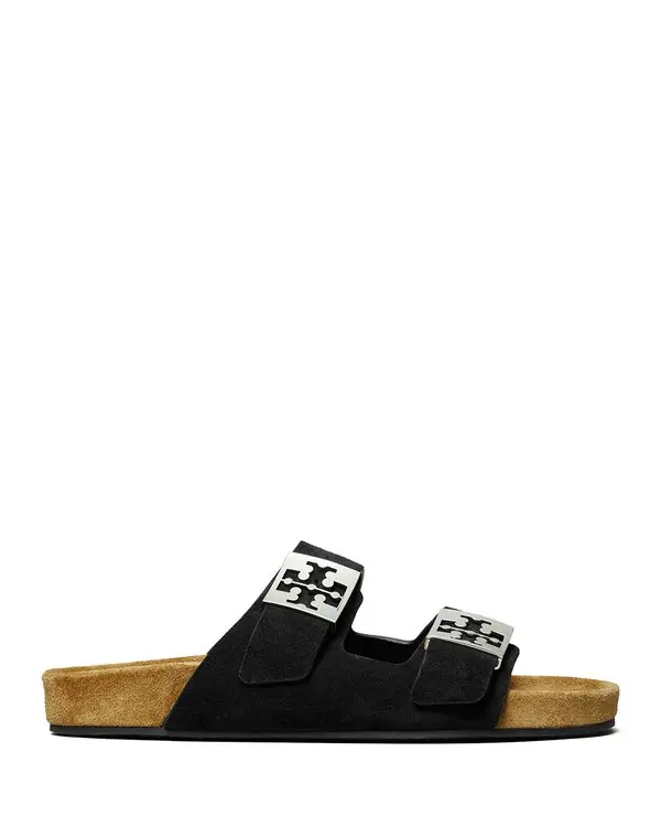 Tory Burch Mellow Slide Sandals - Perfect Black