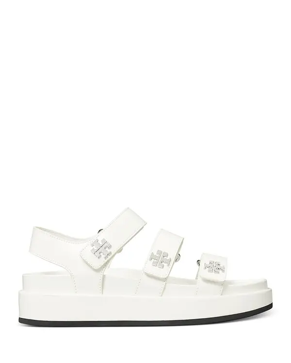 Tory Burch Kira Triple Strap Sandals - Cloud