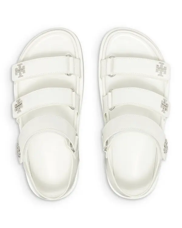 Tory Burch Kira Triple Strap Sandals - Cloud