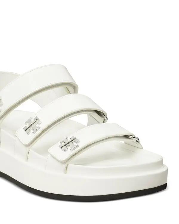 Tory Burch Kira Triple Strap Sandals - Cloud