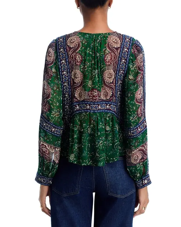 Sea Melba Printed Long Sleeve Top