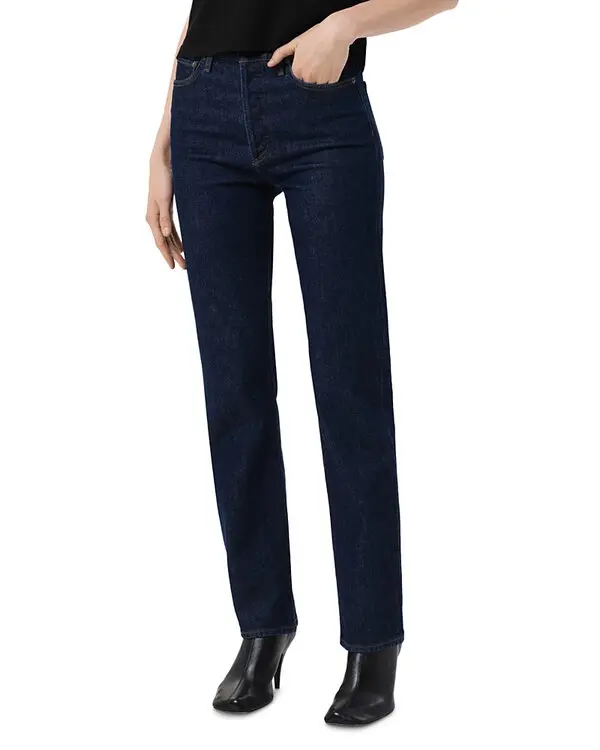 AGOLDE 90's Pinch Long Waist High Rise Straight Leg Jeans - Reissue