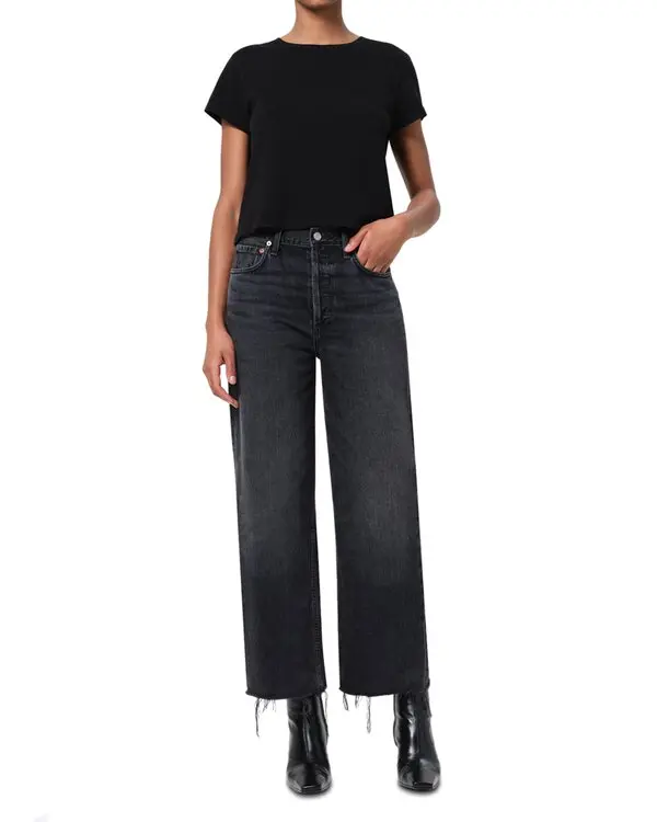 AGOLDE Ren High-rise Wide-leg Jeans - Arcane