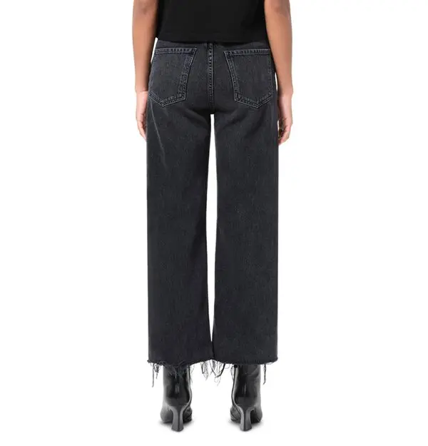 AGOLDE Ren High-rise Wide-leg Jeans - Arcane