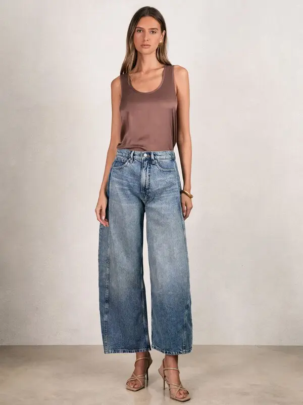 Good American Oversized Barrel Jeans