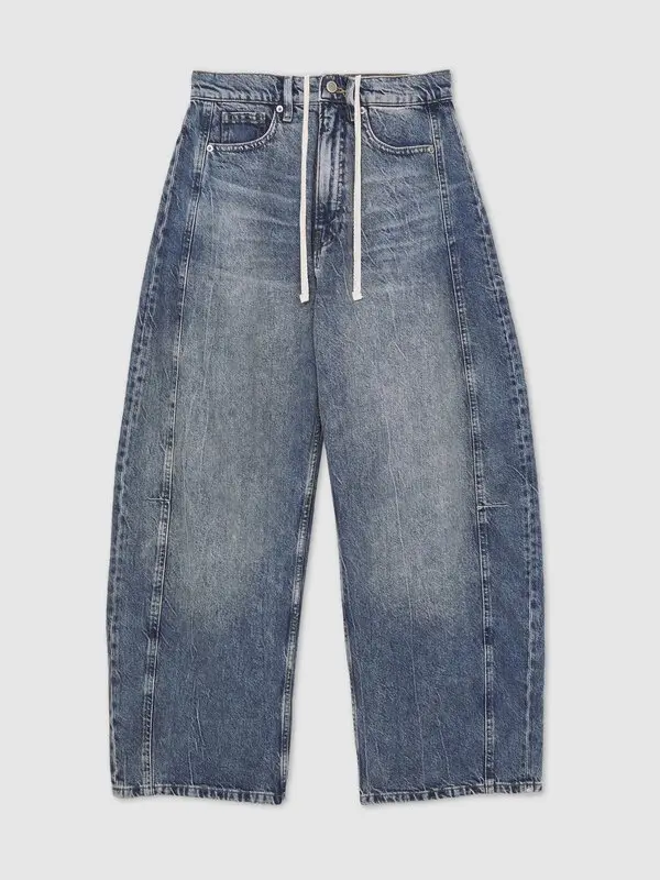 Good American Oversized Barrel Jeans