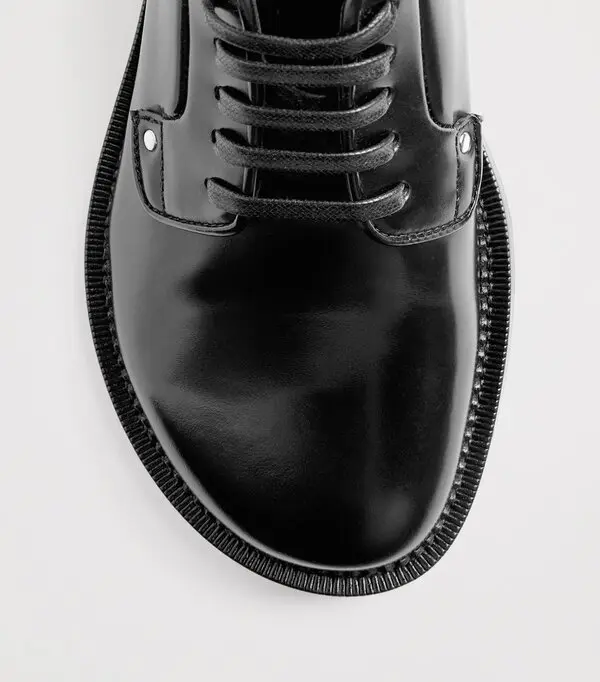 Ami Leather Anatomical Derby Shoes